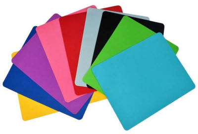 Anti-Slip Ultra Thin Light 220x180mm Travel Mouse Pad Mat Black Blue ...