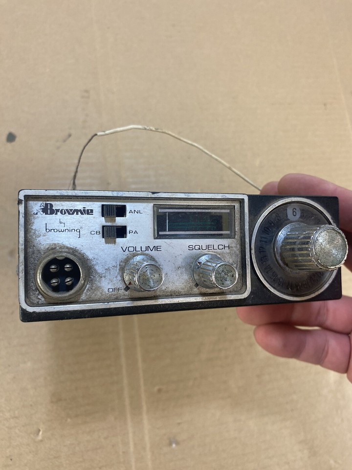 Vintage 70s 80s Browning Channel AM mobile CB radio Truck Ham ...