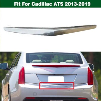 2013-2019 Cadillac ATS ABS Chrome Molding Rear Trunk Lid Tail Gate Trim ...