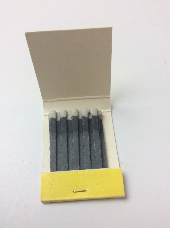 Vintage Plain Yellow Matchbook Matchbox Matches Solid Color | eBay