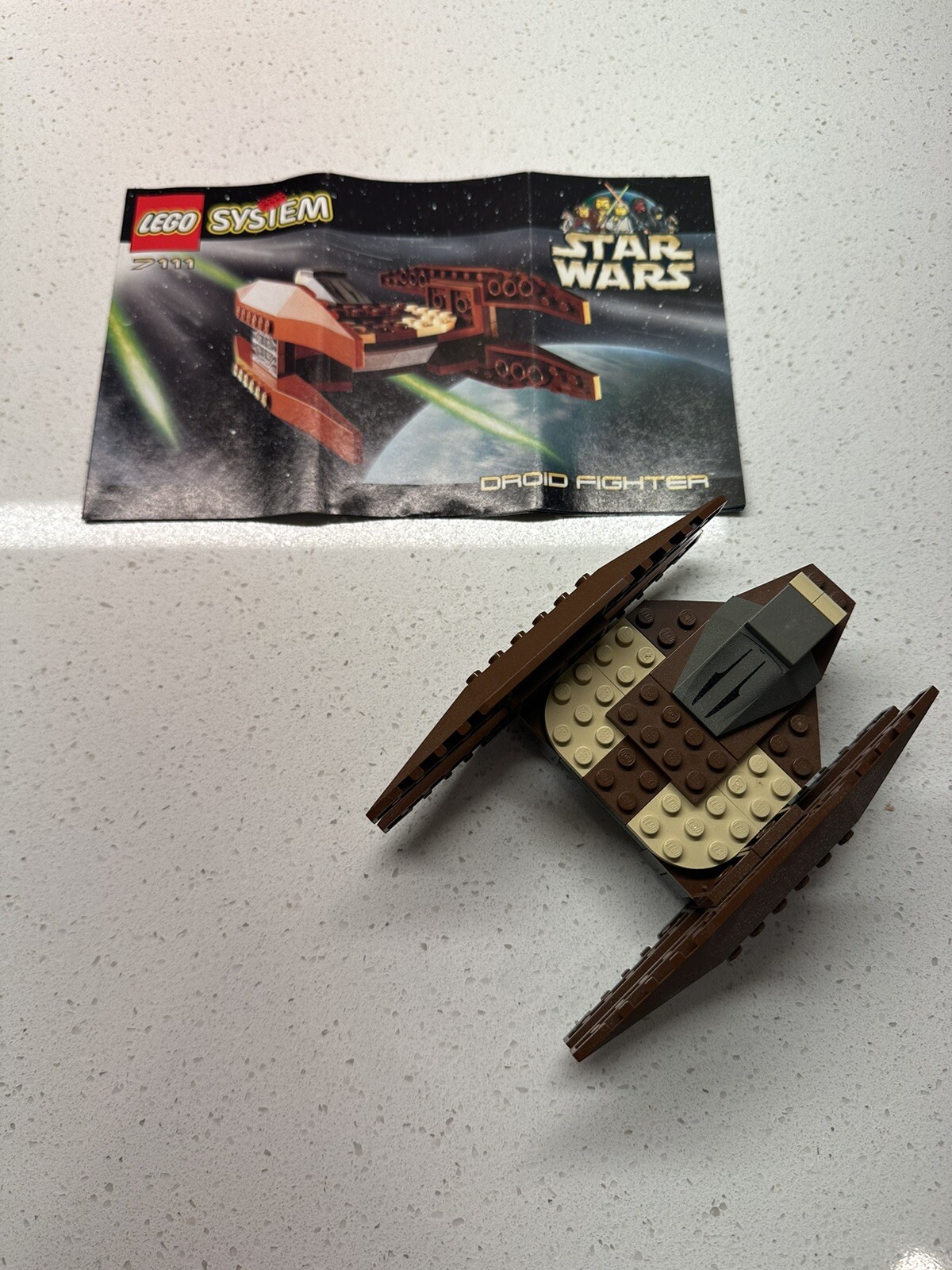 LEGO 1999 Star Wars set # 7111 Droid Fighter complete w/ Instructions ...