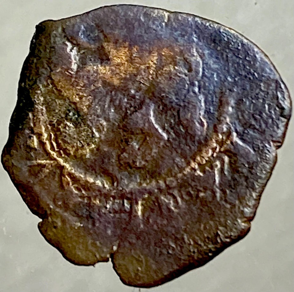 1580-1591 Spanish Coin 450 Years Old 2 Maravedis King Philip II ...