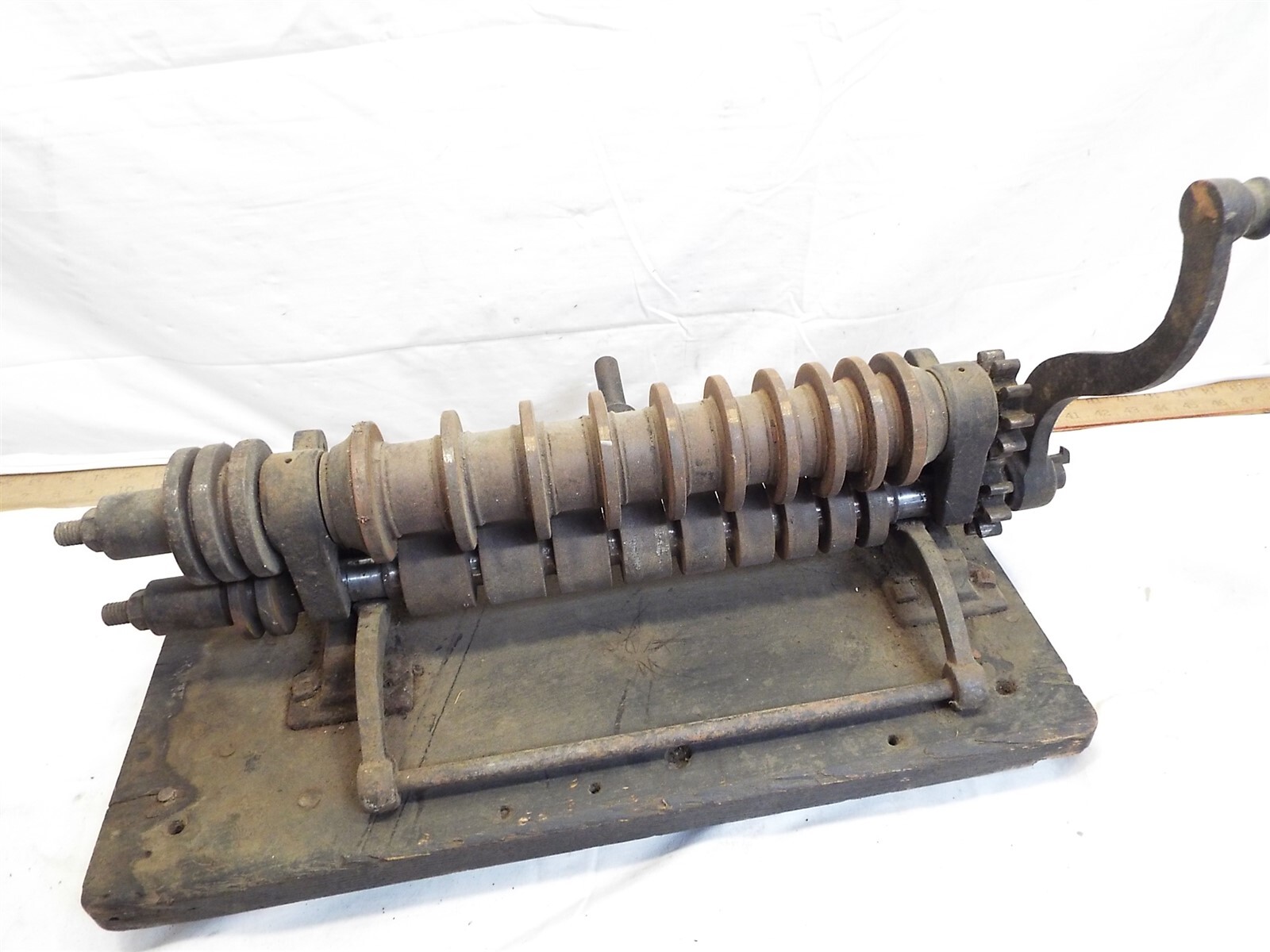 Antique Harness Makers Leather Creasing Rein Tool Machine Saddle Maker ...