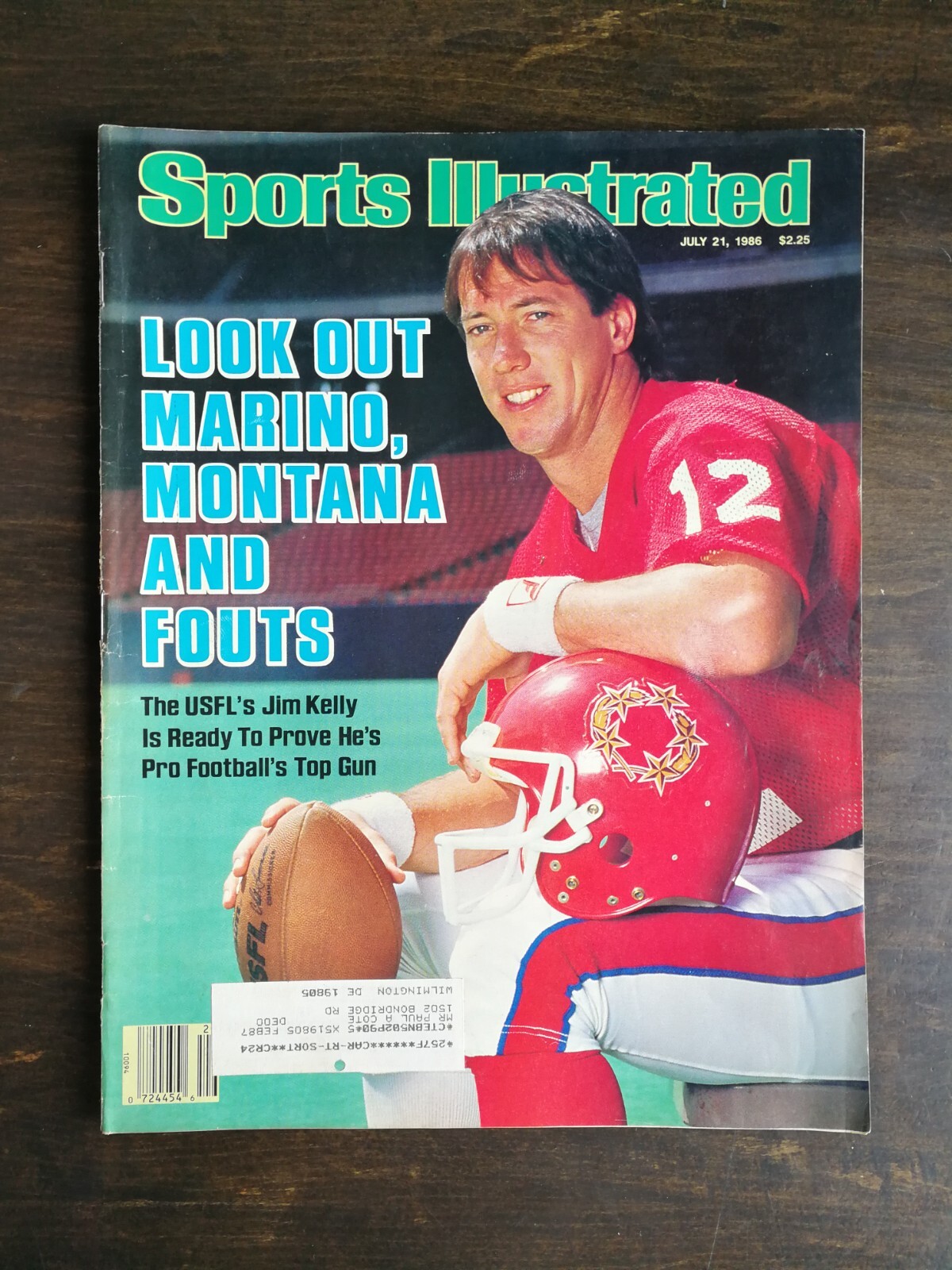 Sports Illustrated July 21, 1985 Jim Kelly USFL Generals First Cover ...
