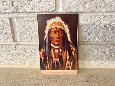 Rare scarce Buffalo Bill Coy Wild West Show Indian Chief Post Card | eBay