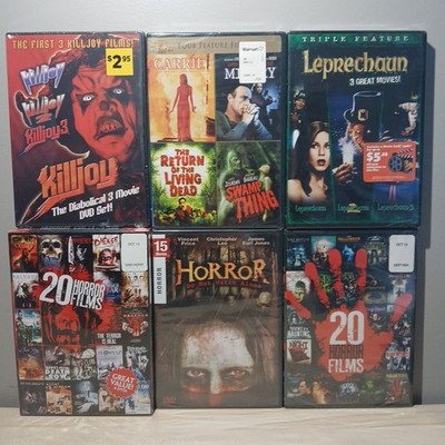 65 Horror Movie Sealed DVD LOT Zombie Grindhouse Exploitation Cult ...
