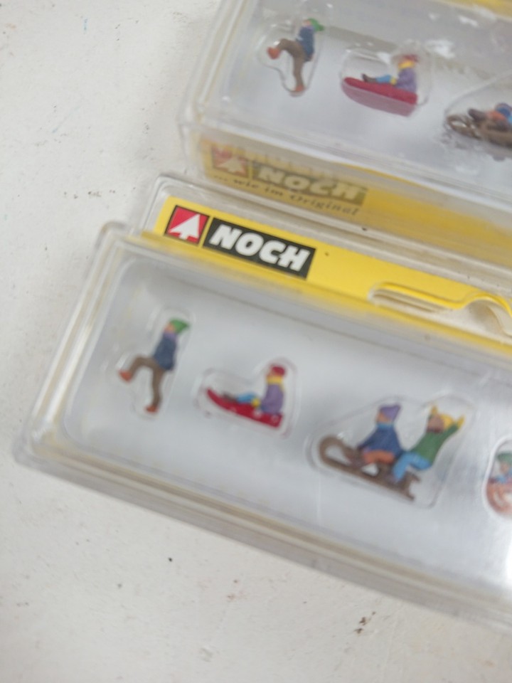 Noch TT 45819 Kinder im Schnee Model Figures Set - 3 Packs - New | eBay UK
