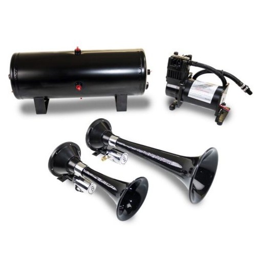 Kleinn HK5 Pro Blaster ABS Dual Air Horn Kit Black 854508003779| eBay