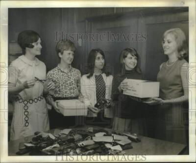 1968 Press Photo Fortier High School Future Business Leaders of America ...