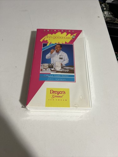 VERY RARE DREYER’S ICE CREAM ALL IN GOOD TASTE VHS TAPE | eBay