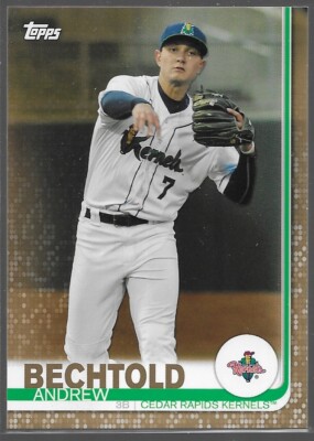 2019 Topps Pro Debut Andrew Bechtold Gold Parallel/50 Minnesota Twins ...