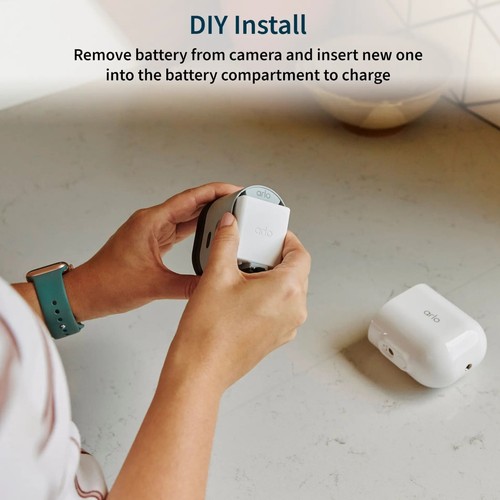 Arlo Pro 4 Wireless 2K Security Camera System, SmartHub VMB4540, an ...