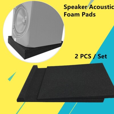 1 Set,Studio Monitor-Isolation Speaker Acoustic Foam Pads For Studio ...