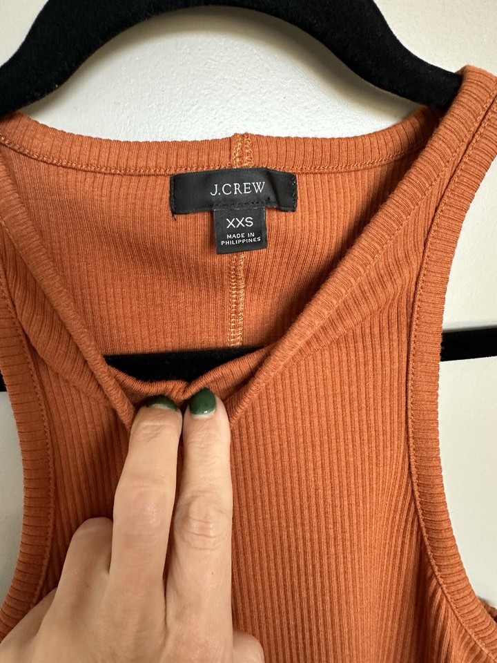 XXS J Crew Rust Tank Top | eBay