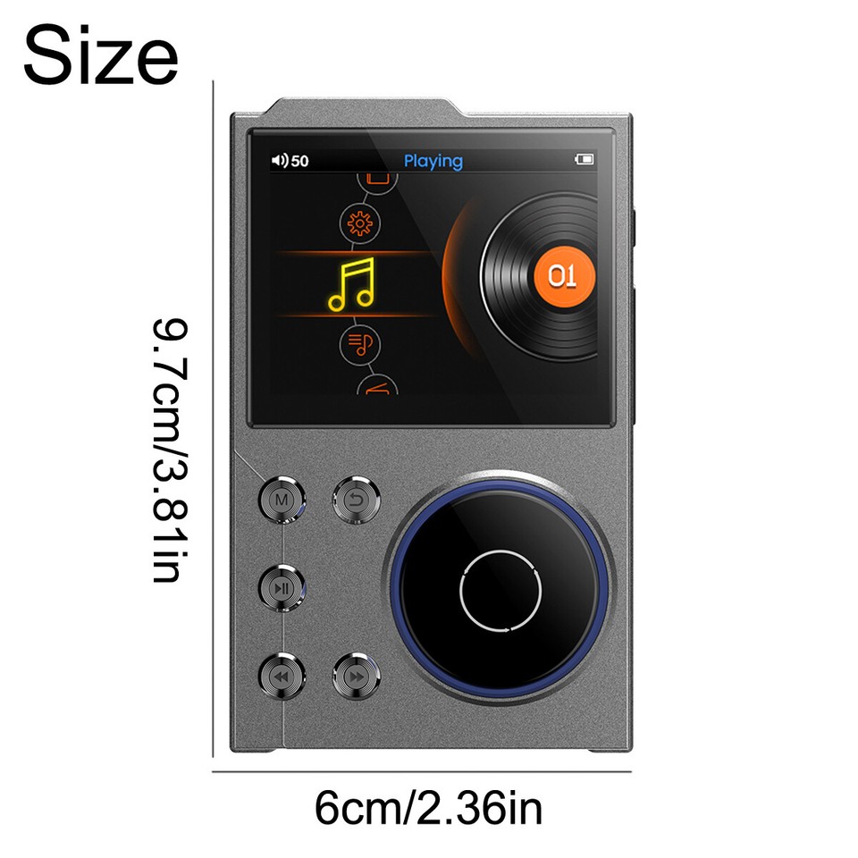MP3 Player HiFi Lossless DSD High Resolution Digital Audio Music Play ...