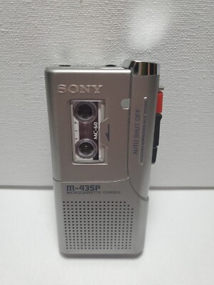 Sony VOR Microcassette-Corder M-530V Voice Recorder Dictophone FOR ...