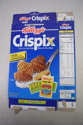 VTG 1997 Kellogg’s CRISPIX Cereal Box Flat. Good condition! | eBay
