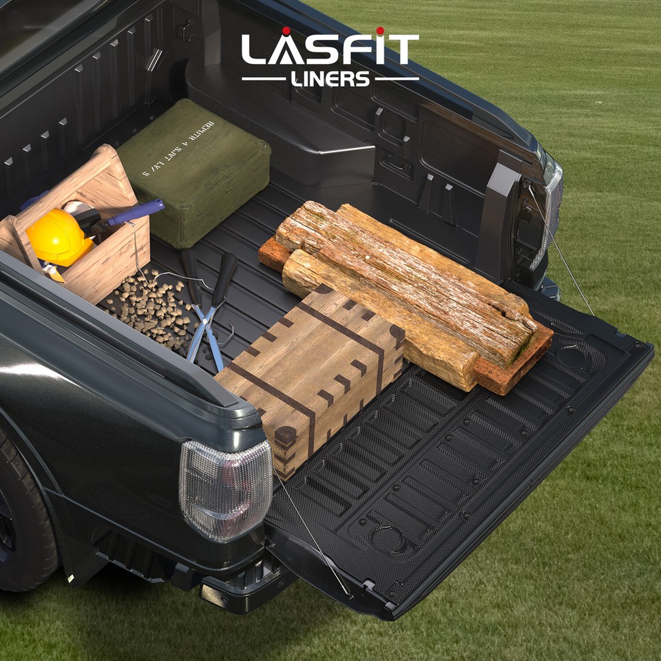 LASFIT Tailgate Mat for Ford Ranger 2024 2025 TPE Liner All Weather ...