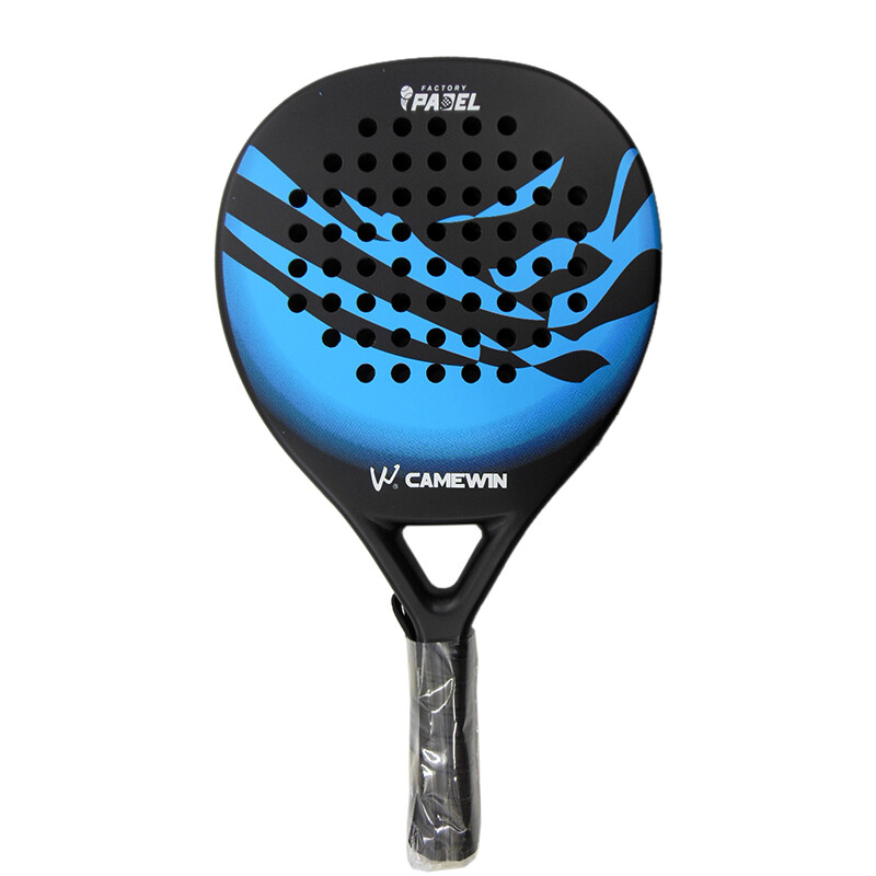 Padel Racket Carbon Fiber Surface Flex Foam Core Tennis Racquets Paddle ...