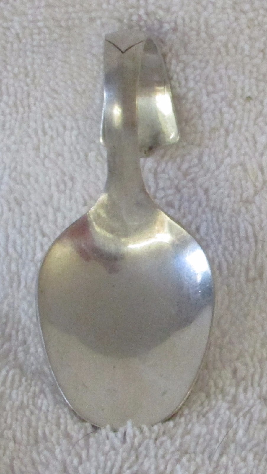 WEB sterling silver baby spoon curved handle | eBay