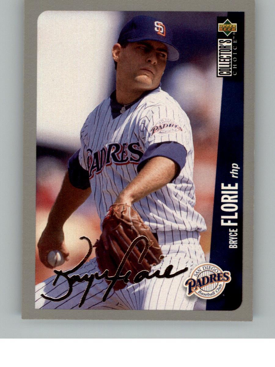1996 Collector's Choice Bryce Florie 292 San Diego Padres Silver ...