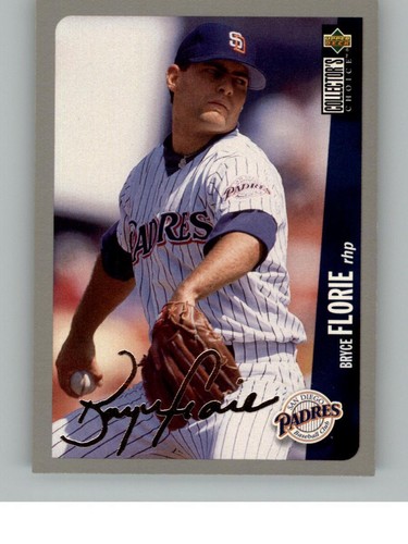 1996 Collector's Choice Bryce Florie 292 San Diego Padres Silver ...
