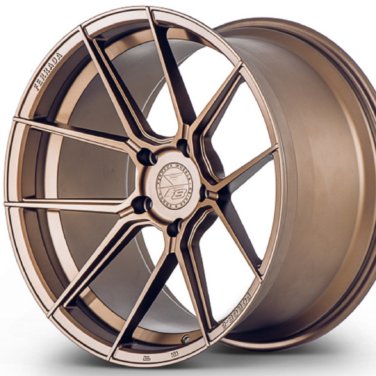 20" STAGGERED FERRADA FR8 20x9 20x10.5 BRONZE CONCAVE WHEELS RIMS | eBay
