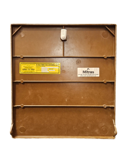 Brown Gas Meter Box Cover - Connect Semi-Buried Meter Box Lid: (H)450 x ...