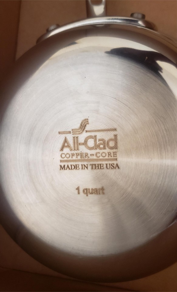 All Clad 1 Quart Copper Core 5-ply Bonded Saucier | eBay