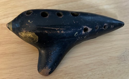 Vintage/Antique EWA Pottery Clay Ocarina Musical Instrument Vienna ...