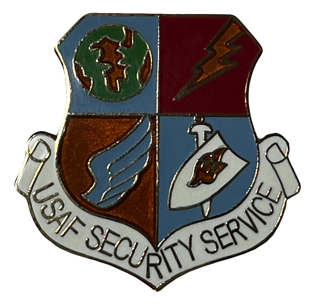 Pack of 12 US USAF Security Service Motorcycle Hat Cap Lapel Pin M-309 ...