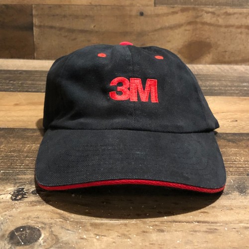 Vintage 3M Racing Hat Strapback Cap Mens Black Red NASCAR Lightweight ...