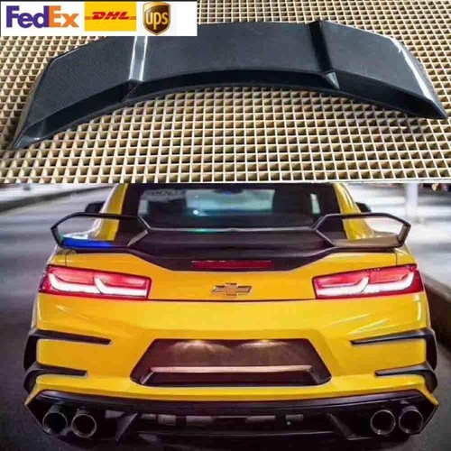 FOR 2016-2023 CHEVY CAMARO ZL1 DOUBLE LT RS SS CARBON BLACK TRUNK ...