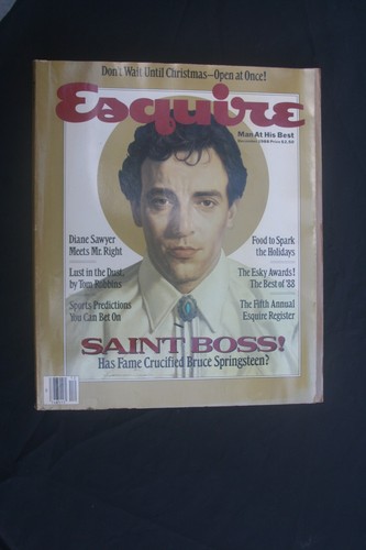 BRUCE SPRINGSTEEN! Esquire Magazine December 1988 SAINT BOSS! | eBay