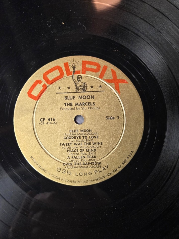 LP The Marcels COLPIX MONO 46 Blue Moon VG+ | eBay