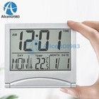 Digital Deck Clock Foldable Calendar Temperature Timer Alarm Clock LCD ...