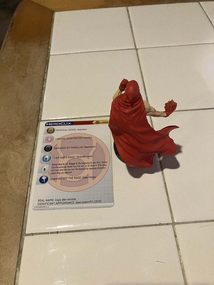 DC Heroclix War of Light 050a Spectre (Red Lantern) Super Rare | eBay