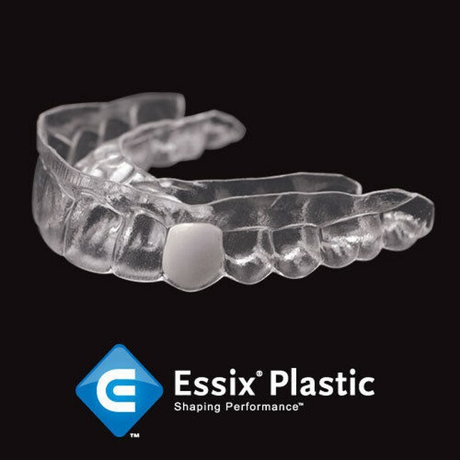 Clear Retainer With False Teeth