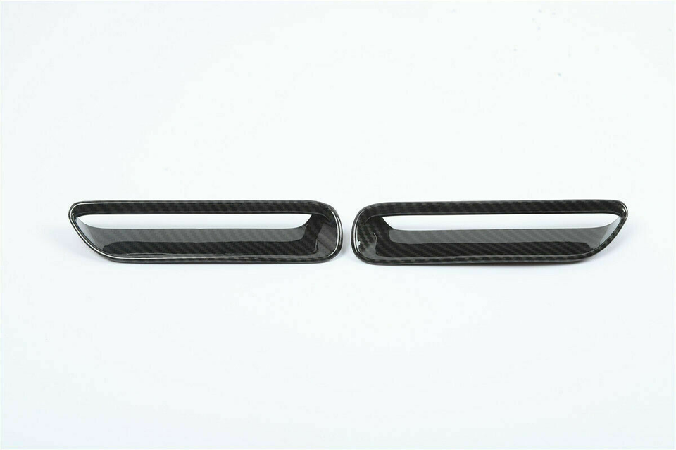 2x Exterior Hood Scoop Air Vent Trim For Dodge Challenger 2009-2014 ...