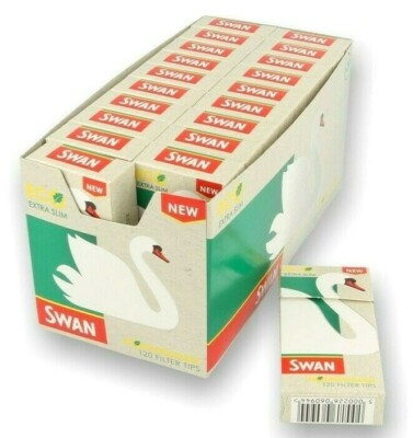 Swan Eco Extra Slim 10 & 20 Pack Cigarette Smoking (2400 Filter Tips ...