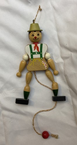 Vintage Jumping Boy Pull String Austrian Christmas Ornament Toy | eBay