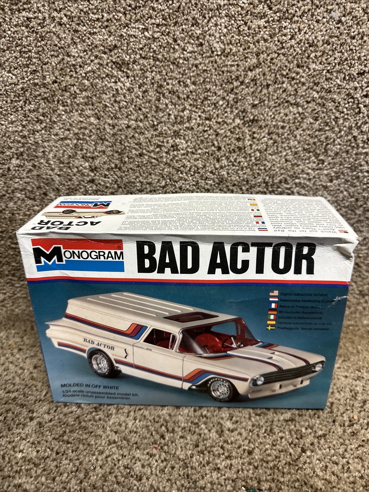 Vintage MONOGRAM Bad Actor 1960 CHEVY Sedan Delivery Model Kit 2267 1/ ...