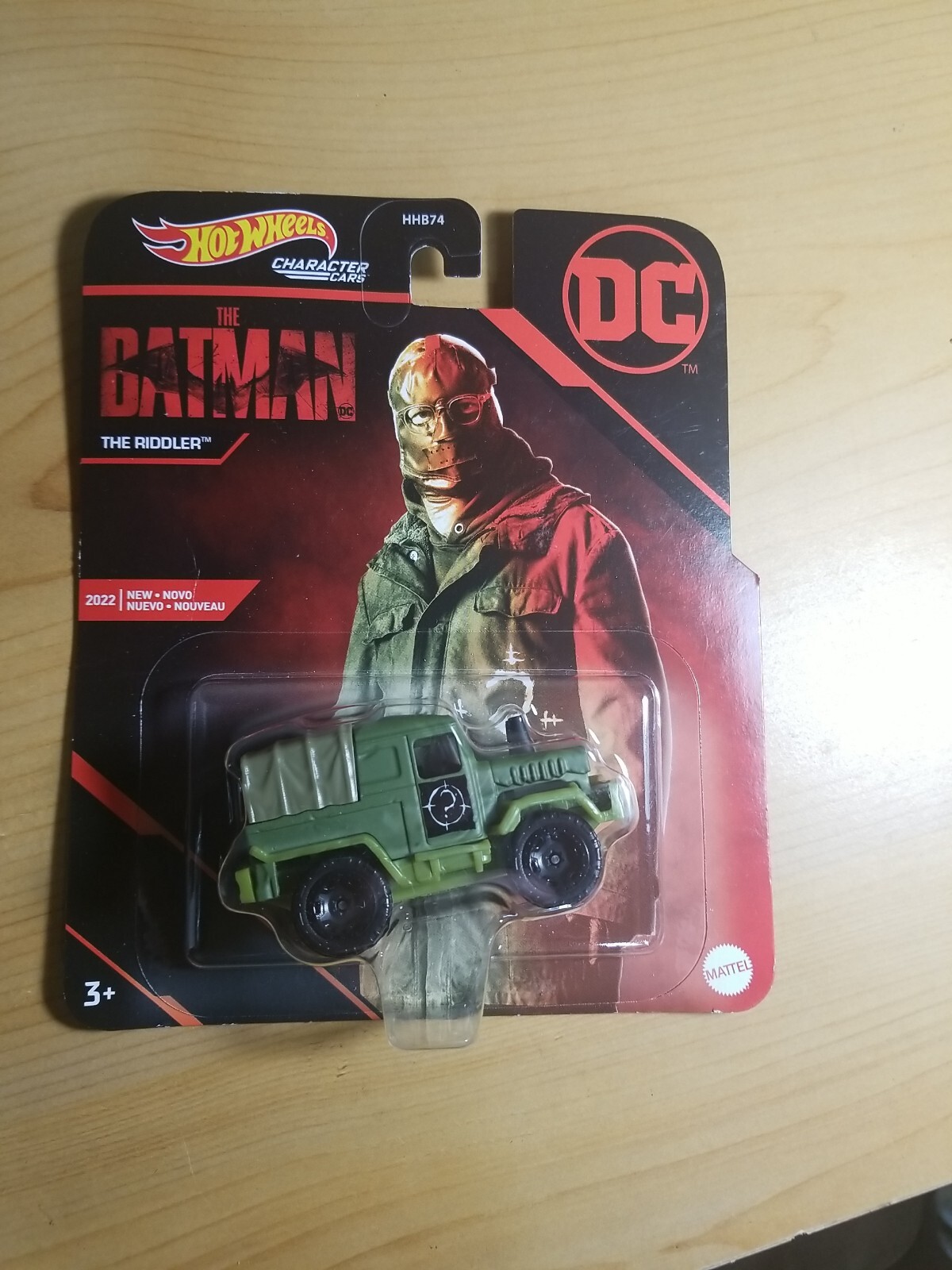 DC Comics HOT WHEELS Character Cars: The Batman THE RIDDLER | Scale 1: ...