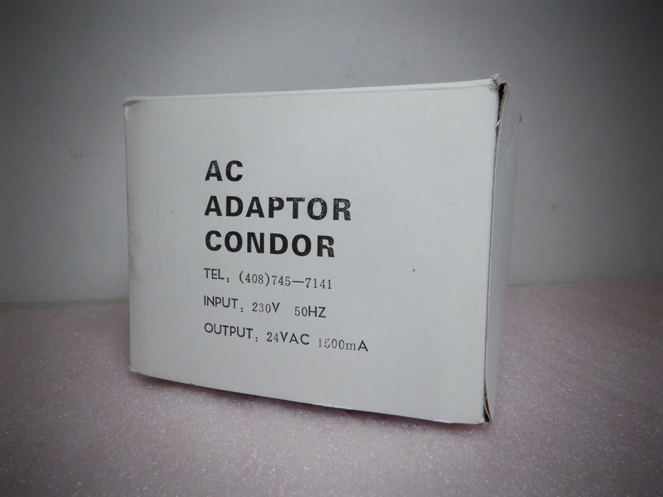 Condor A24150-230 AC Adapter Input: 230V 50hz, Output: 24VAC 1500mA | eBay