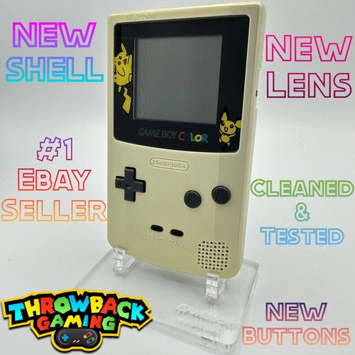 Gameboy Color Pokemon Special Pikachu Edition Nintendo System Console ...