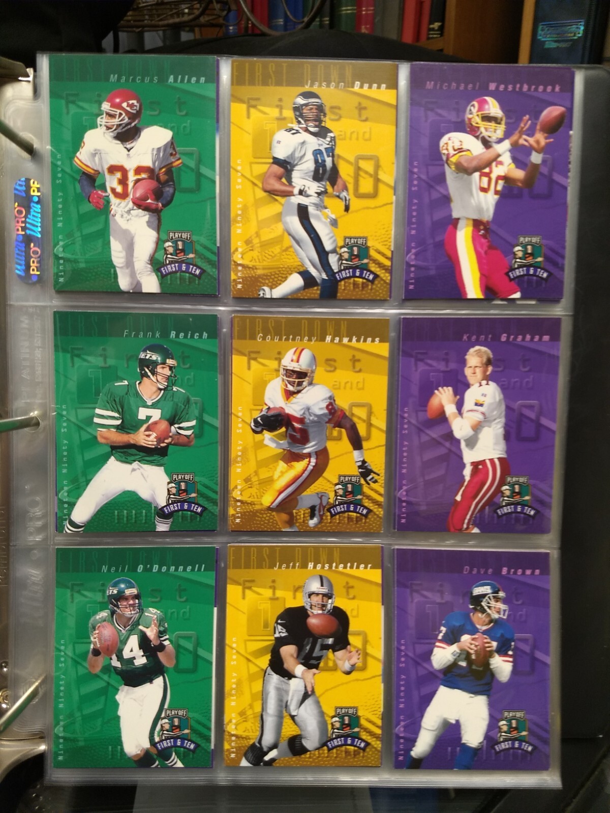 1997 Playoff First & Ten football cards w/ parallels | eBay