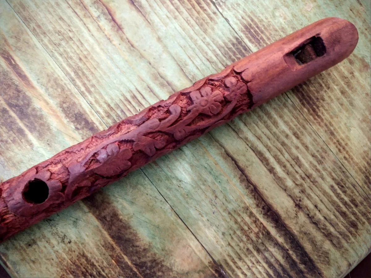 Hand Carved Wooden Flute
