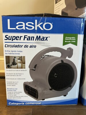 Lasko Super Fan Max Air Mover Bought in October 2023, Only Used for One ...