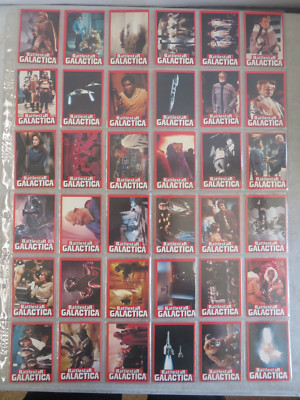 Vintage 1978 Battlestar Galactica Complete 1-36 Card Set Wonder Bread ...