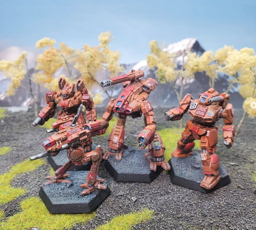 Battletech Painted 1st Canopian Fusiliers 16 Mechs by Col.Matthew ...